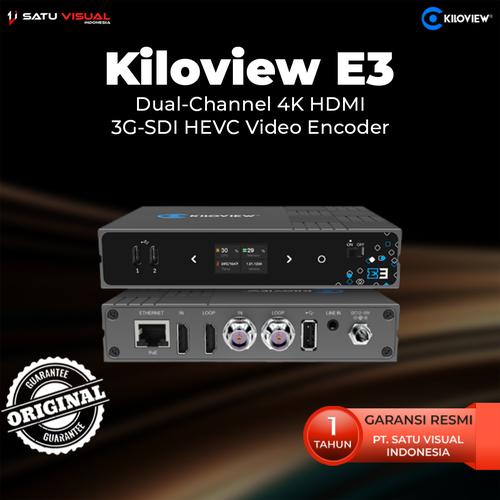 Jual Kiloview E3 Dual-Channel 4K HDMI & 3G-SDI HEVC Video Encoder ...