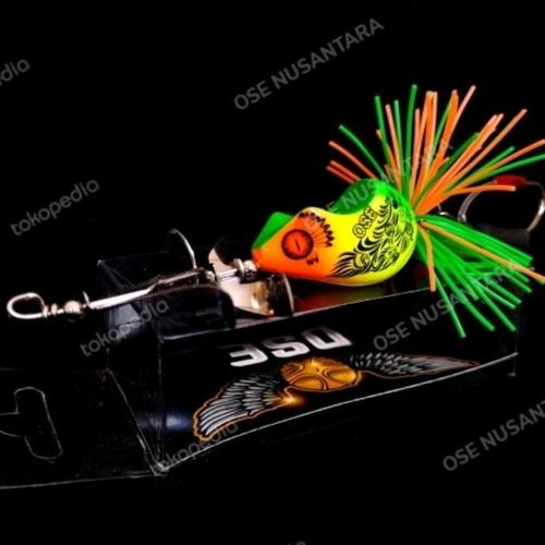 Jual Mini Slater Double Propeller 3cm OSE Indiana Frog Umpan Casting ...