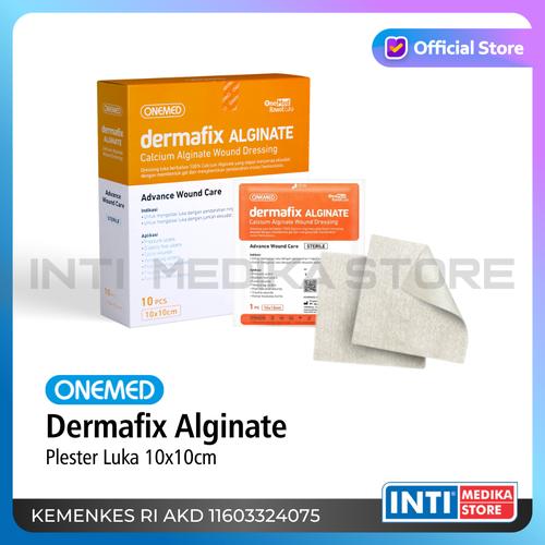 Promo ONEMED - Plester Luka Dermafix ALGINATE 10x10 cm | Wound Dressing ...