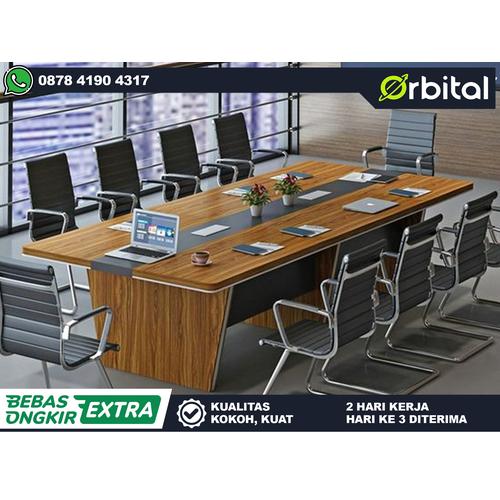 Jual Meja Meeting Kantor Besar 10 orang - 300 x 120 x 75 cm - Meja ...