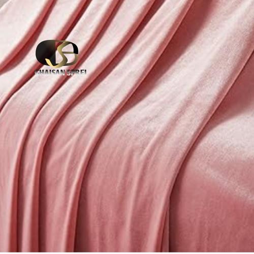 Jual kain bahan suede velvet premium warna pink - 1 meter - Kota ...