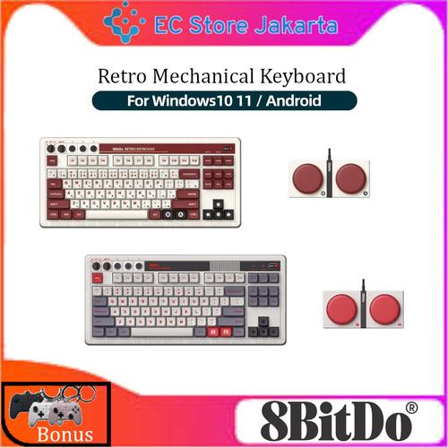 Promo 8Bitdo Retro Mechanical Keyboard Wireless Bluetooth Android ...
