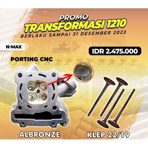 Jual HEAD NMAX BRT KLEP 22/19 - Kota Bandung - BACIP MOTO | Tokopedia