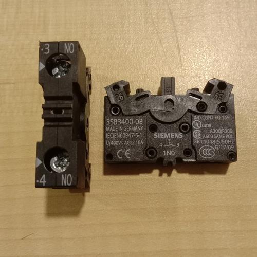 Jual SIEMENS 3SB3400-0B Contact Block 1NO 3SB3400-0B Contact block 1NO ...