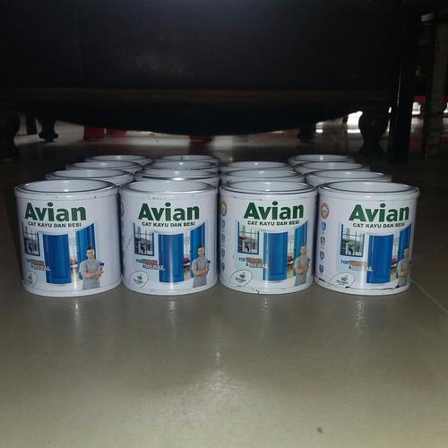 Jual Cat Minyak Avian Kayu dan Besi 100cc Hitam Dof Putih Dop Matte 100 ...