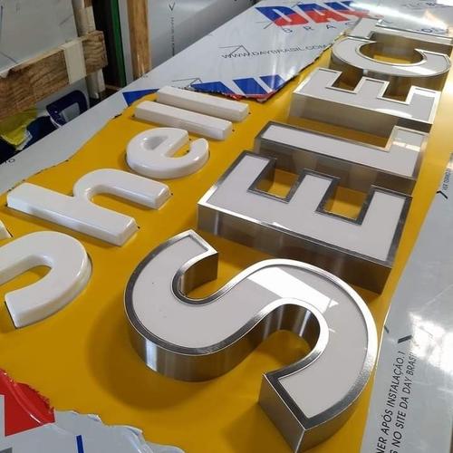 Jual huruf timbul stainless / galvanil / galvanis / acrylic / akrilik ...