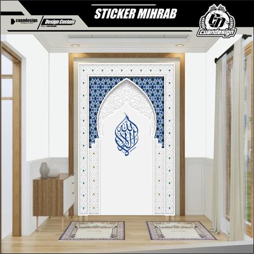 Jual STIKER HIASAN DINDING MUSHOLLA STICKER DEKORASI MIHRAB TEMPAT ...