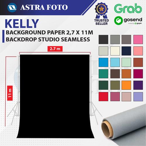 Promo KELLY BACKGROUND PAPER 2,7 X 11M BACKDROP STUDIO SEAMLESS PAPER ...