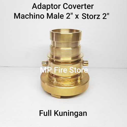 Jual FIRE ADAPTOR PEMADAM COUPLING MACHINO MALE 2 x STORZ 2 in KUNINGAN ...