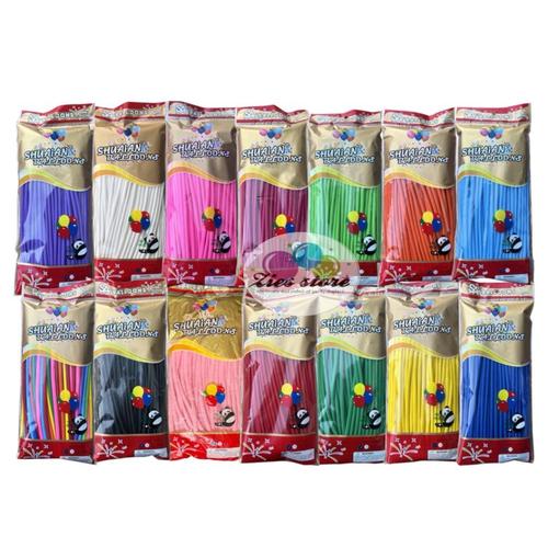 Jual PACK ISI 100 Balon latex pentil doff / ballons twist / balon ...