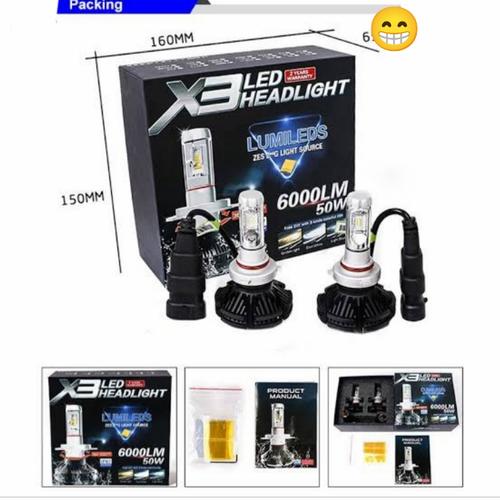 Jual Lampu Depan Mobil AGYA AYLA 2017 2021 LED X3 H11 H4 Universal ...