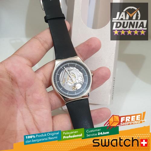 Jual JAM SWATCH ORIGINAL SS07S115 SS07S 115 JAM PRIA SWATCH SKELETON ...