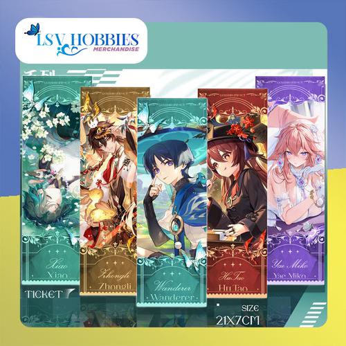 Jual Laser Ticket Genshin Impact Merchandise Ticket Genshin Merch ...