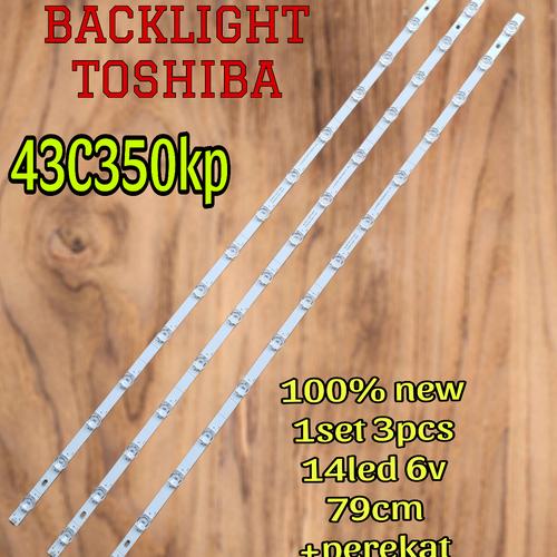 Jual Lampu led bl backlight tv toshiba 43c350 43C350kp - Kota Bogor ...