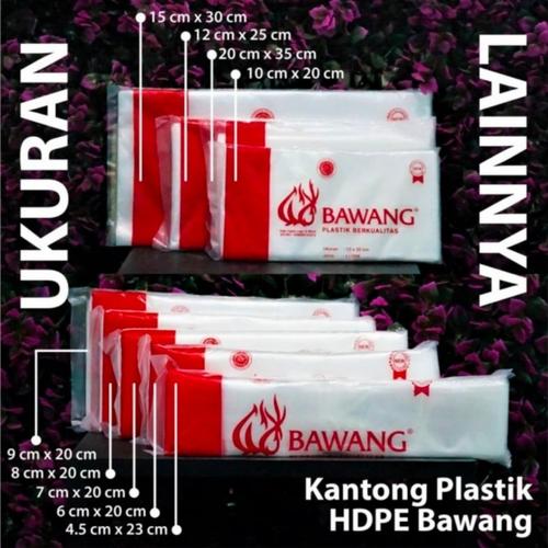 Jual KANTONG ES PLASTIK PE CAP BAWANG - bawang 4,5x23 - Jakarta Utara ...