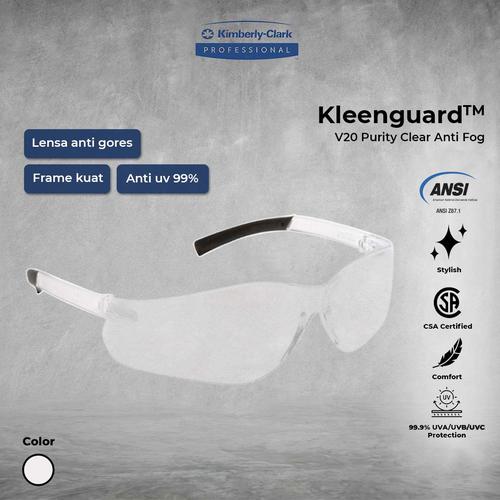 Promo KleenGuard Eyewear V20 Purity - Kacamata Safety Anti Kabut - Kota ...