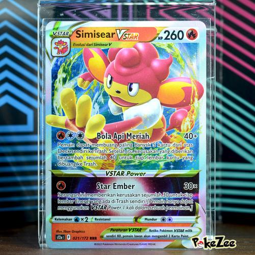 Jual Simisear Vstar RRR s12a 021/172 Kartu Pokemon Indonesia TCG - Kota ...