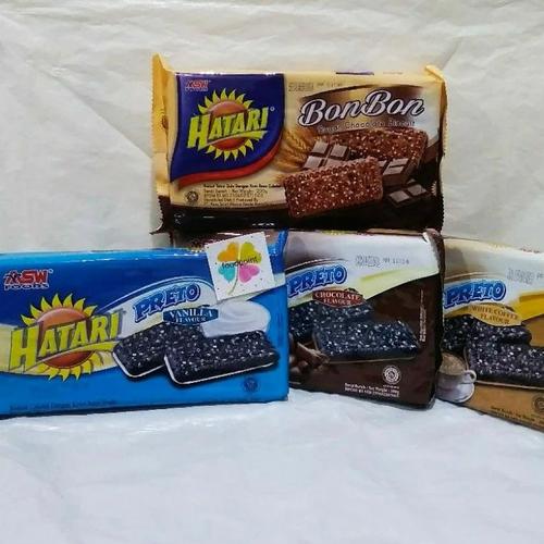 Jual Biskuit Hatari Flavour Cream / Bon Bon / Preto - Bon Bon Coklat ...