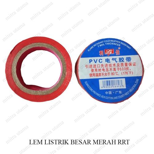 Jual Lem Isolasi Listrik Besar Merah/ Tape Electric Merah Besar - Kota ...