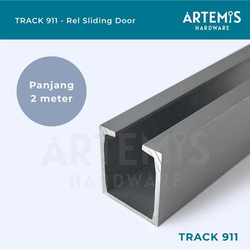 Jual Track 911 - Rel atas 2 meter pintu geser / sliding door Aluminium ...