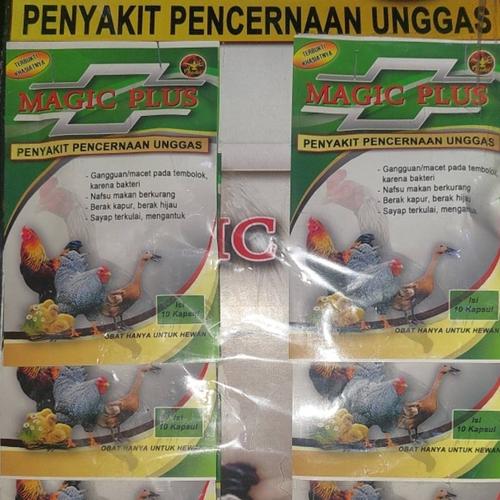Jual Super Magic Hijau Obat Penyakit Pencernaan @ isi 10 Kapsul Aladin ...