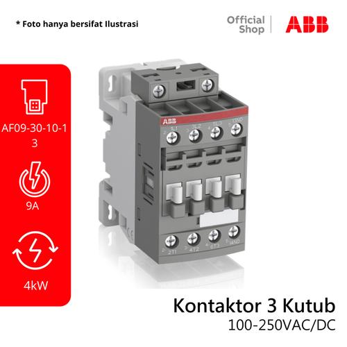 Jual ABB Kontaktor 4kW 9A AF09-30-10-13 1NO 100-250VAC 1SBL137001R1310 - Kota Jambi - Andalas ...