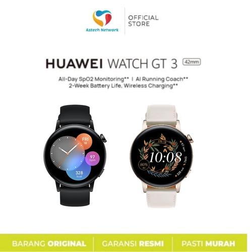 Jual HUAWEI WATCH GT3 GT 3 42MM SMART WATCH GARANSI RESMI - Hitam ...