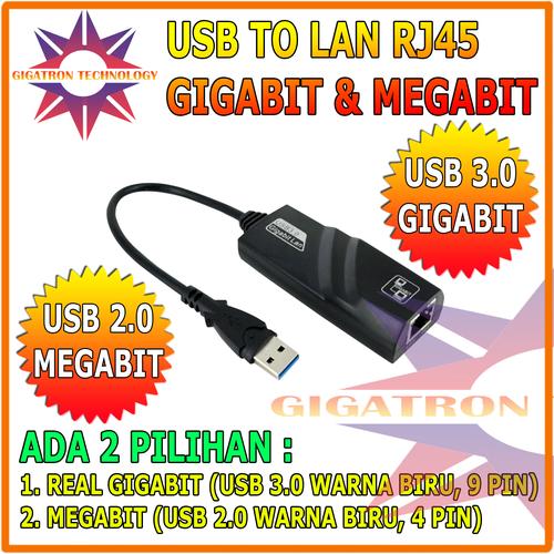 Jual USB to LAN Gigabit 3.0 USB to Ethernet USB to LAN Converter ...