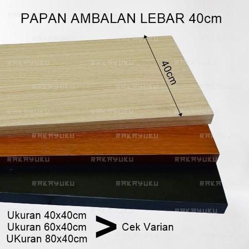 Jual ready Papan Ambalan Papan kayu lebar 40cm - Putih, 40 x 40cm ...