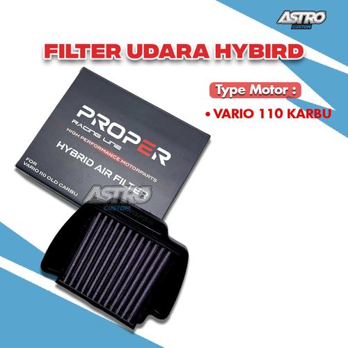 Promo Filter Udara Proper Racing Line Vario 110 Karbu PCX Hybrid ...