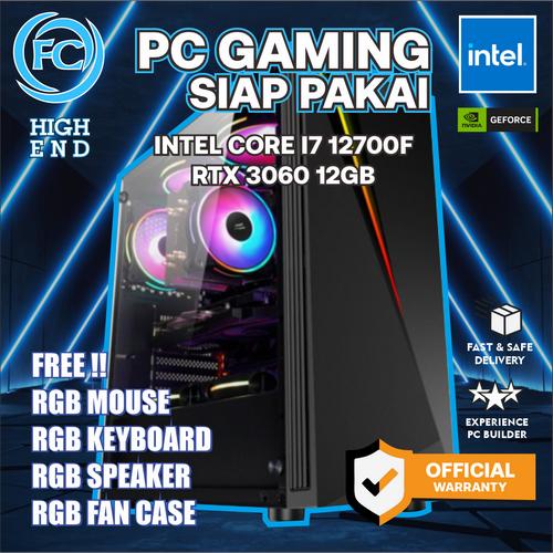 Promo PC GAMING / DESIGN / LIVESTREAMING DDR4 I7 12700F /16GB/ RTX 3060 ...