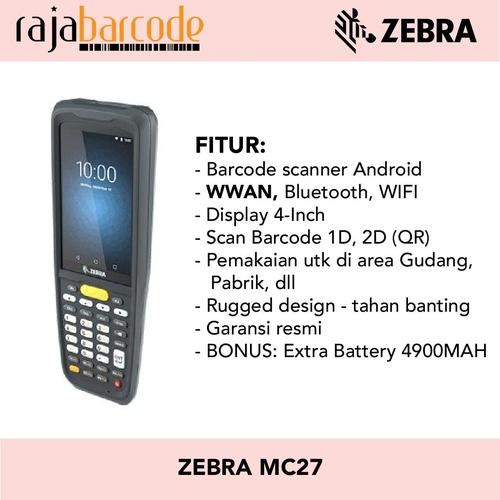 Jual Zebra Mc27 Industrial Barcode Scanner Android Extra Battery