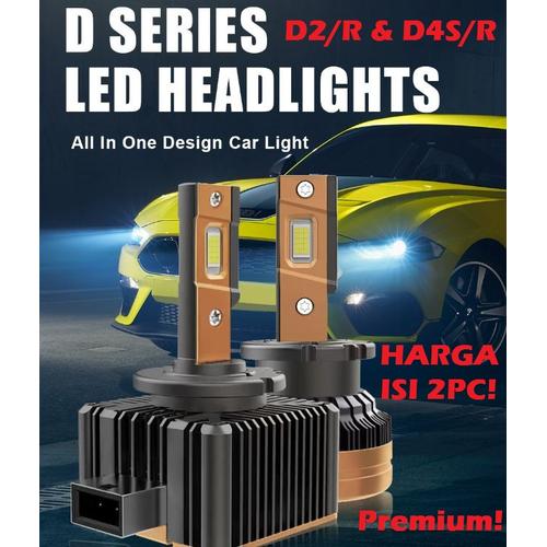 Jual Lampu LED D2S D2R D4S D4R 45W premium HID TO LED mobil juke vios - LED D4S/R - Kota ...