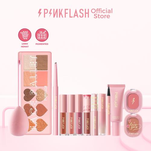 Promo PINKFLASH #OhMyColor Hottest Set Full Face Makeup Set - #02 - Kab ...