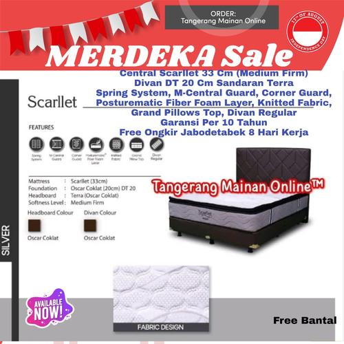 Jual Central Scarllet 180x200 Set Kasur Spring Bed Sandaran Tera 33 - Kota Tangerang - Tangerang ...