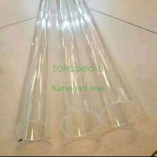 Jual Pipa Akrilik Tabung 1/2"inch / Pipa Akrilik tabung bening kaca ...