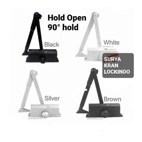 Jual Door Closer Dekkson Dekson DCL 300 Hold Open / HO Black Hitam BK ...