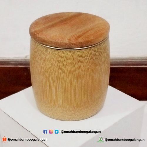 Jual Gelas Cangkir Bambu Stainless Tutup Gelas Dari Kayu Souvenir Unik ...