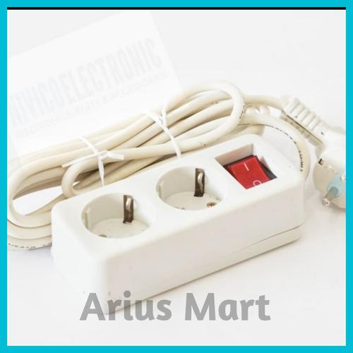 Jual Terminal Listrik 2 Lubang Panjang 3 Meter SNI Stop Kontak Liatrik ...