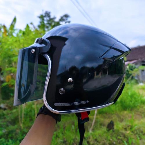 Jual HELEM BOGO POLOS SPOILER MODEL KAIROZ PAKET GANTENG DEWASA FULL ...