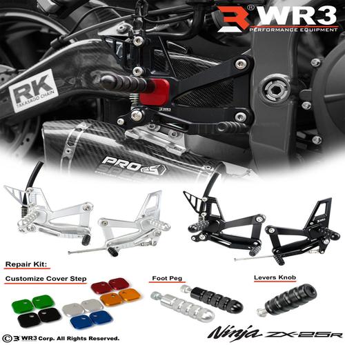 Jual Footstep / Underbone Racing Depan WR3 V - Series ZX25R 4-Cylinder ...