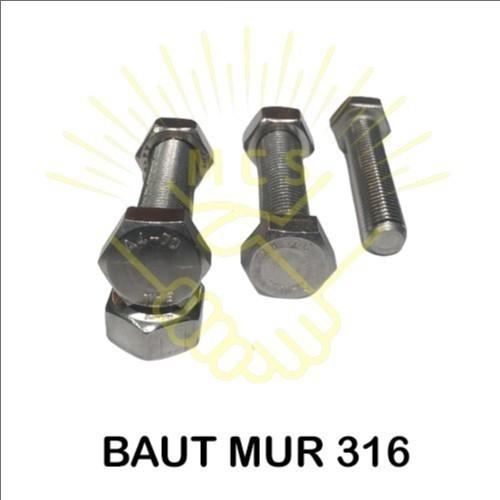 Jual Baut Mur 316 M14 X 110 | BM Stainless M14 X 110 A4 - 70 - Jakarta ...