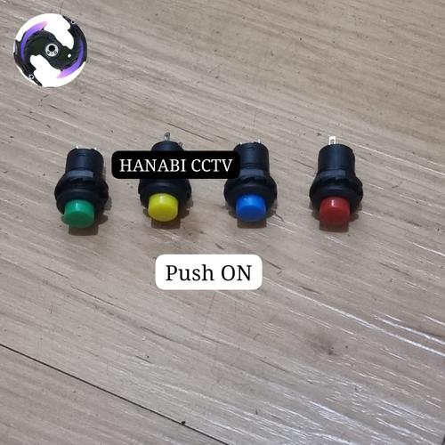 Jual Push On Button 2p 2 Pin Warna Switch Bulat - Biru - Kota Tangerang ...
