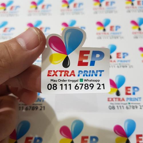 Jual Cetak Stiker Vynil GRATIS cutting Die Cut + laminating - Matte ...