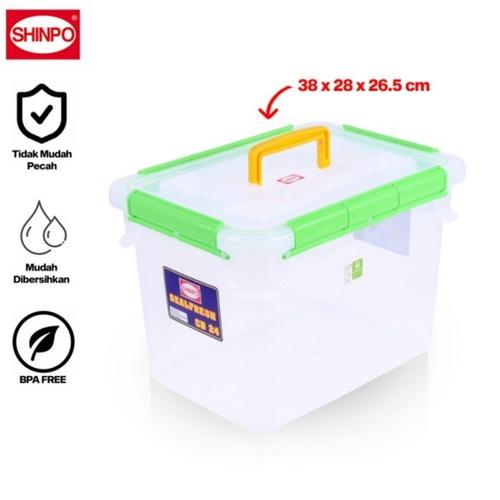 Jual Storage Box Container CB 24 Liter Shinpo Keranjang Piknik Cooler ...