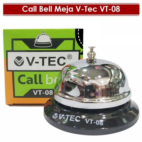Jual Call Bell Besar VTEC VT08 Metal/Bel Meja Resepsionis Kasir Cafe ...