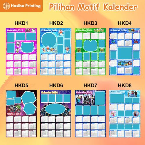 Jual Kalender Dinding 2024 Custom Foto Sendiri - HKD1 - Jakarta Barat ...