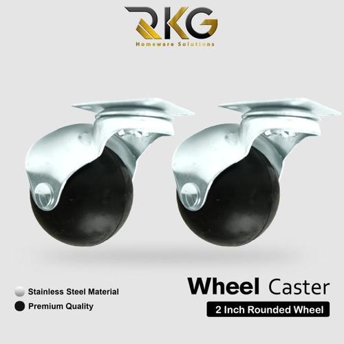 Jual Roda Kursi Bulat 2 Inch Roda Caster Type TG50 Roda Karet 50mm ...