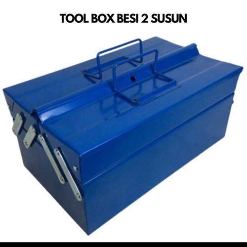 Jual KENMASTER TOOL BOX 2 SUSUN BESI - TOOLBOX KOTAK PERKAKAS BESI ...