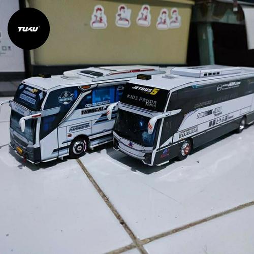 Promo Miniatur Bus kids panda jb5 new livery - KidsPanda JB3, Ukuran 1/ ...